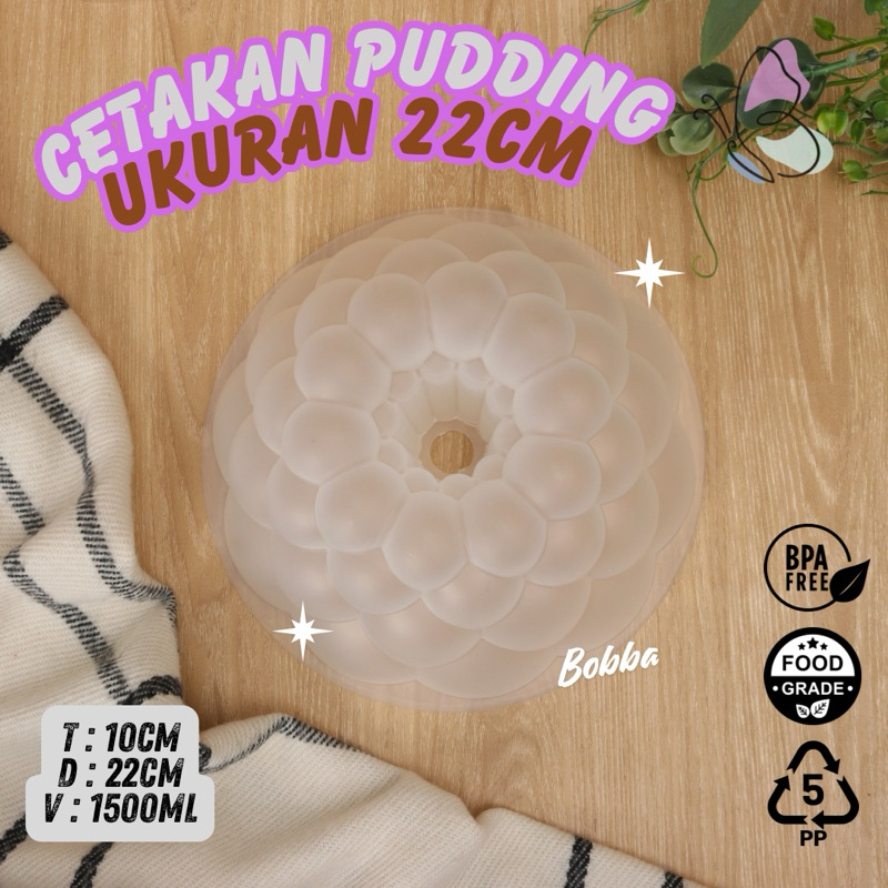 Jual LKL - [SATUAN] Cetakan Pudding Bobba Jumbo Ukuran 22cm Plastik ...