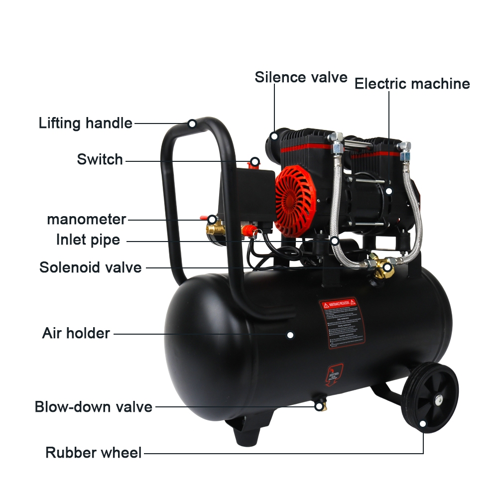 Jual JLD Mesin Kompresor Angin Listrik 1HP 30L Kompresor listrik ...