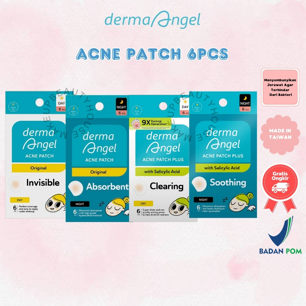 Jual Derma Angel Acne Patch Original & Salicylic Acid Day | Night (6 ...