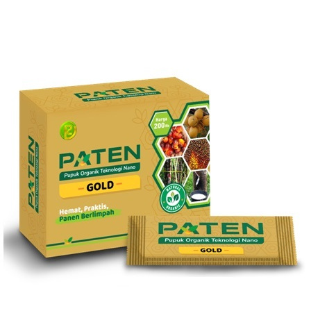 Jual Pupuk Paten Gold - Pupuk Organik Teknologi Nano 1 Box isi 12 ...