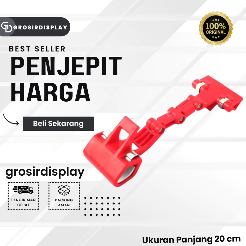 Jual Jepit Harga Diskon PRICE TAG Tekuk Serbaguna Jepitan Harga PROMO ...