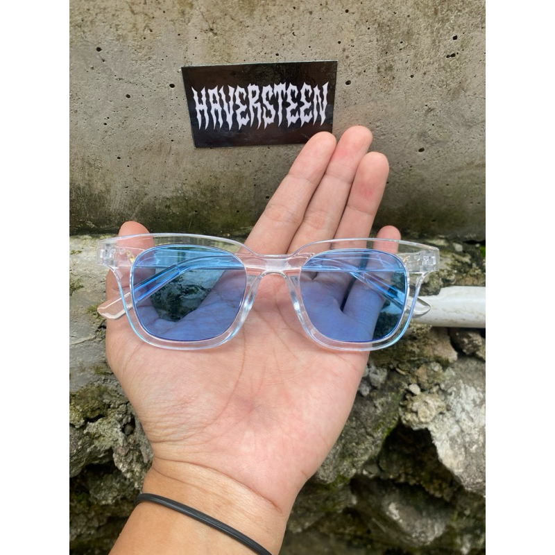 Jual | HAVERSTEEN | KACAMATA VINCENT SERIES TRANSBLUE | Shopee Indonesia