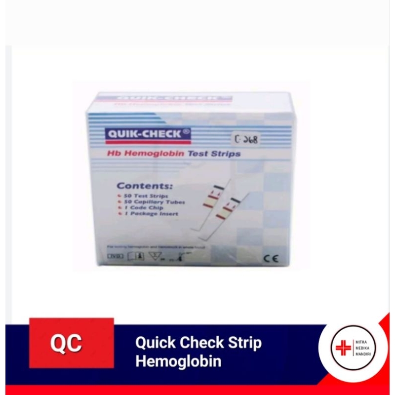 Jual Quick Check Strip Stick HB Hemoglobin | Shopee Indonesia
