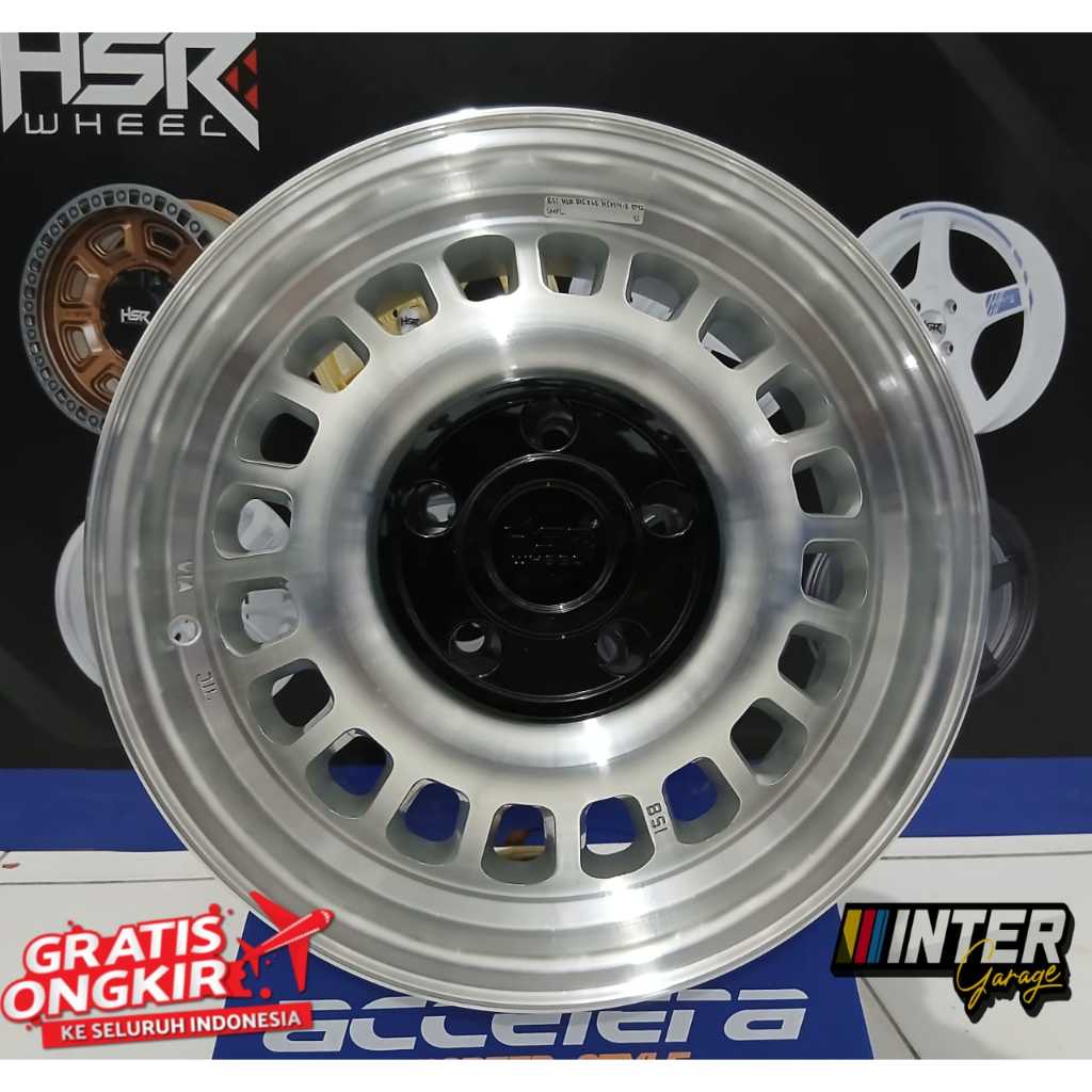 Jual Velg mobil model Terbaru Hsr BSI Ring 15 Lebar 6.5 Hole 5 x 114.3 pelek mobil ertiga innova ...