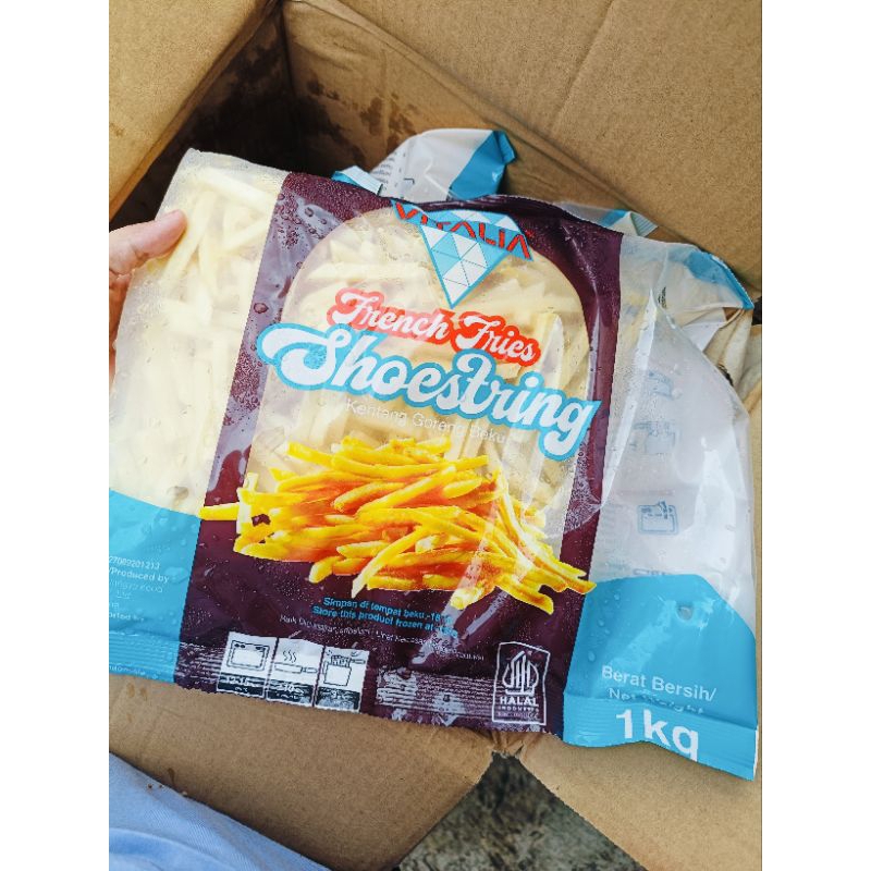 Jual VITALIA KENTANG French Fries Shoestring 1kg | Shopee Indonesia