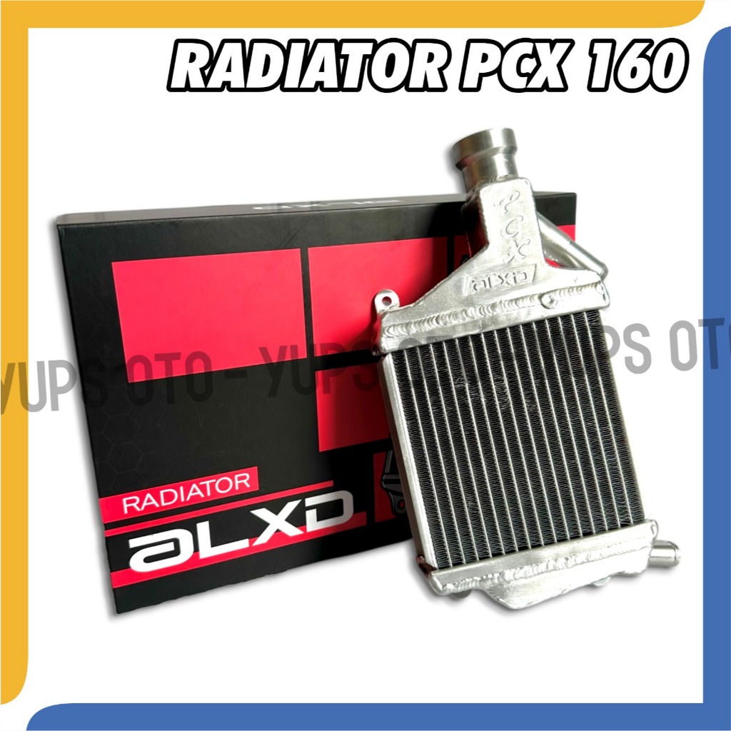 Jual RADIATOR PCX 160 BAHAN ALMU ALXD THAILAND TANPA TUTUP RADIATOR ...