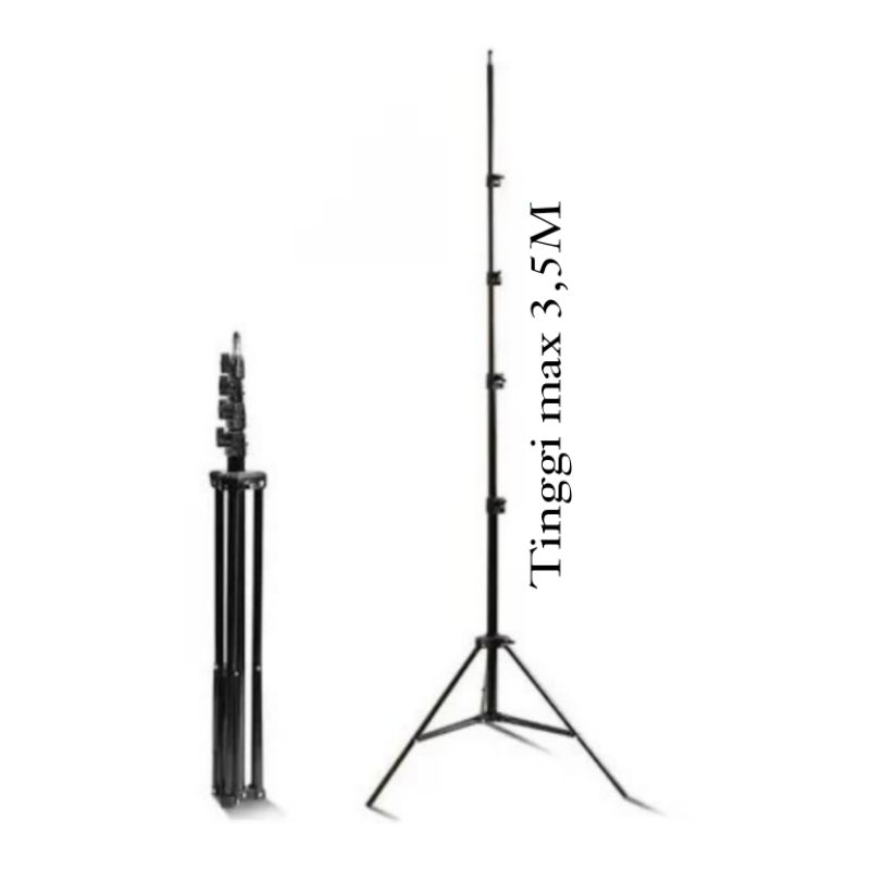 Jual EZ STAND tripod tinggi 3,5 meter, light stand | Shopee Indonesia