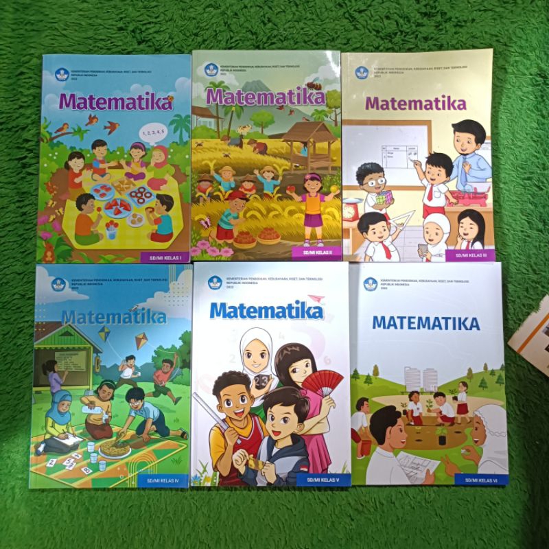 Jual ORIGINAL BUKU MATEMATIKA KELAS 1 2 3 4 5 6 SD/MI KURIKULUM MERDEKA | Shopee Indonesia