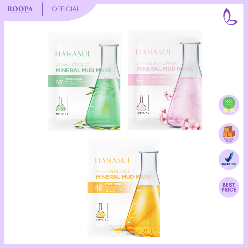 Jual Hanasui Mud Mask 7 gr | Shopee Indonesia