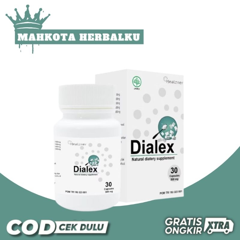 Jual ( PROMO ) DIALEX ASLI OBAT HERBAL DIABETES KENCING MANIS 30 KAPSUL ...