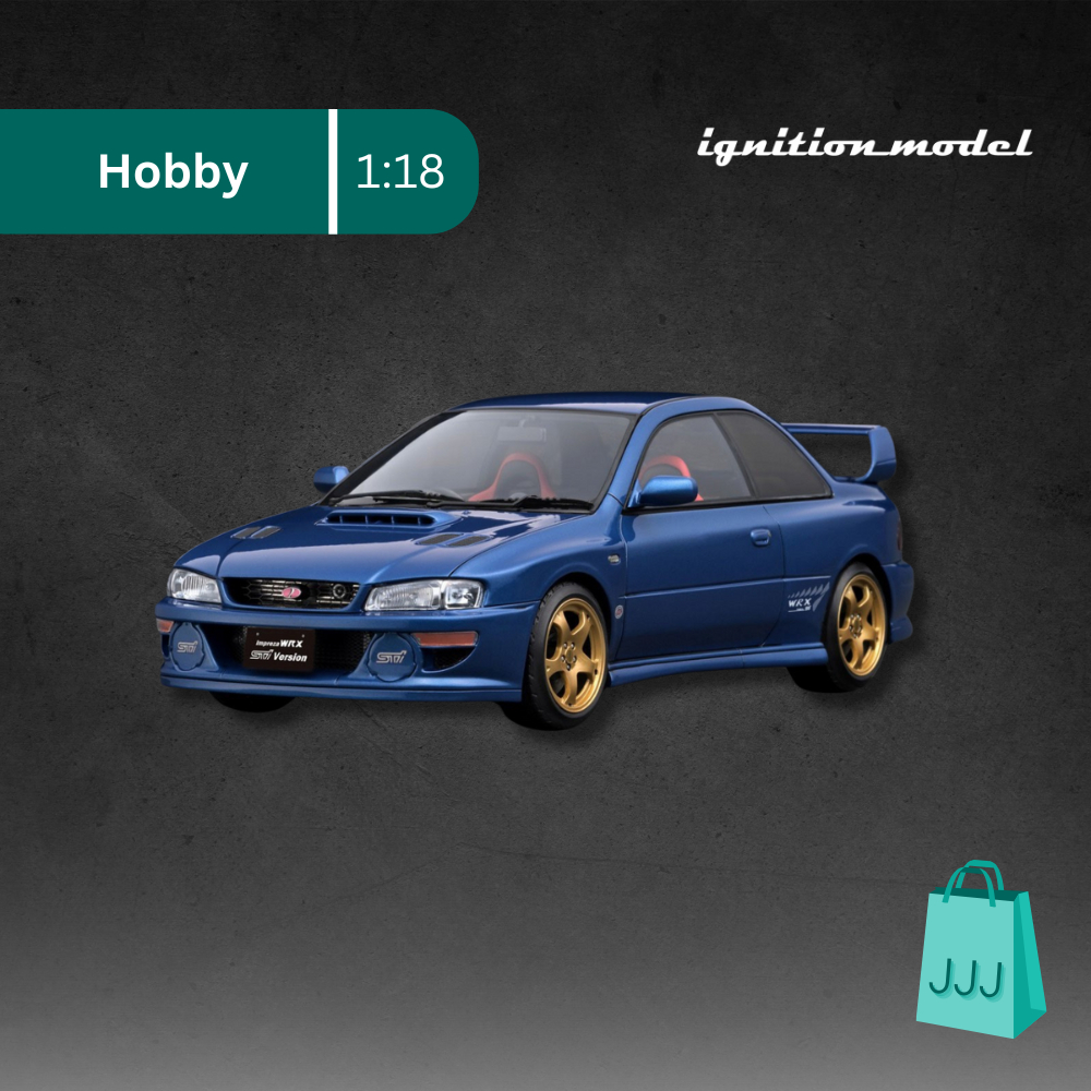 Jual Ignition Model / 1:18 Subaru Impreza WRX Type R STi Version V (GC8) Blue / Diecast | Shopee ...