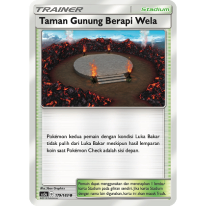 Jual POKEMON TCG INDONESIA TAMAN GUNUNG BERAPI WELA AS3A 179/183 | Shopee Indonesia