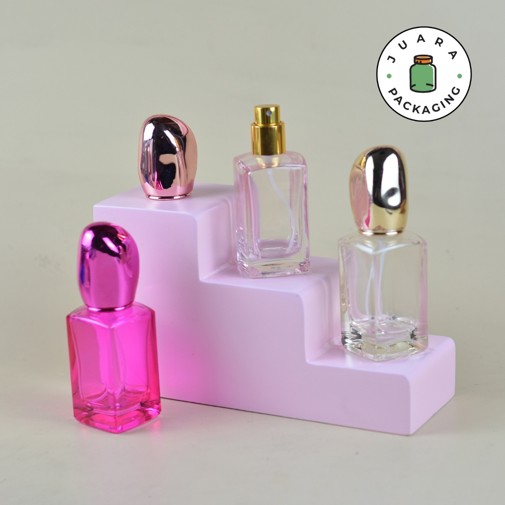 Jual Botol Parfum Kaca 30ml – Botol Kaca Tebal Pink Magenta dengan ...