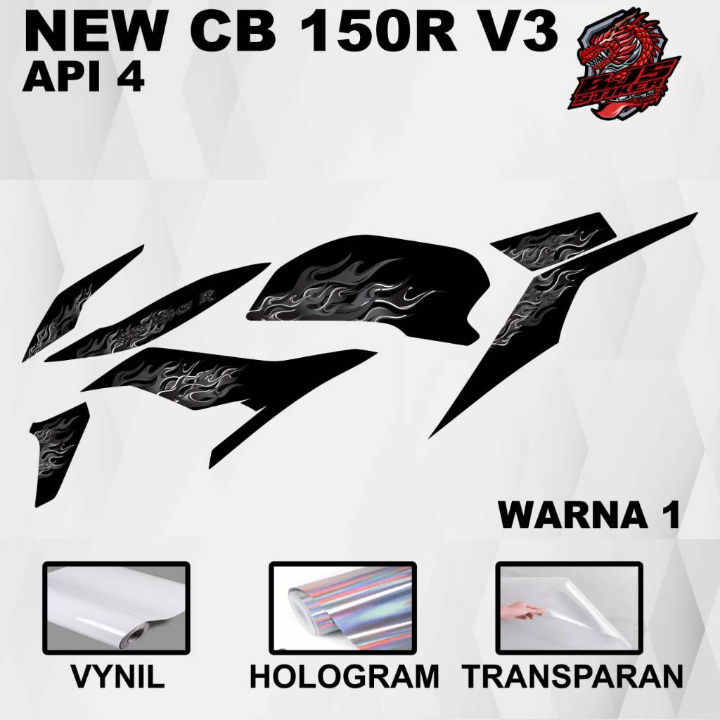 Jual stiker sticker CB150R V3 new cb 150 r 2021 - stiker sticker Decal ...