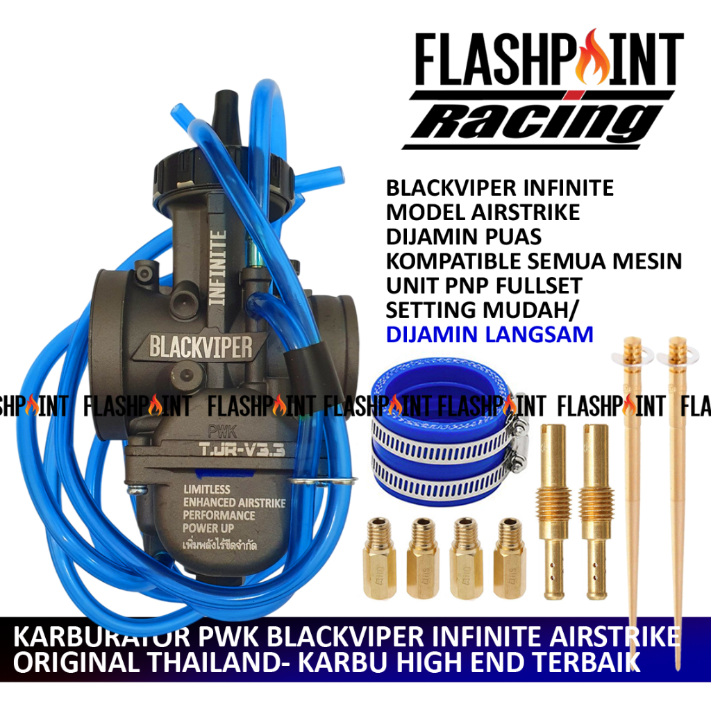 Jual (BISA COD) KARBURATOR AIRSTRIKE TUTUP BULAT PWK 24 26 28 30 33 34 35 36 38 40 42 AIR STRIKE ...