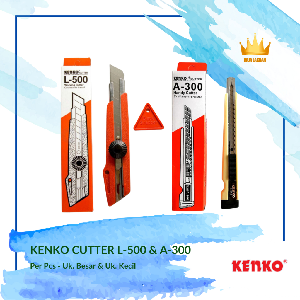 Jual Cutter Alat Pemotong Kertas Kenko L-500 & A-300/ Uk.Besar & Kecil ...