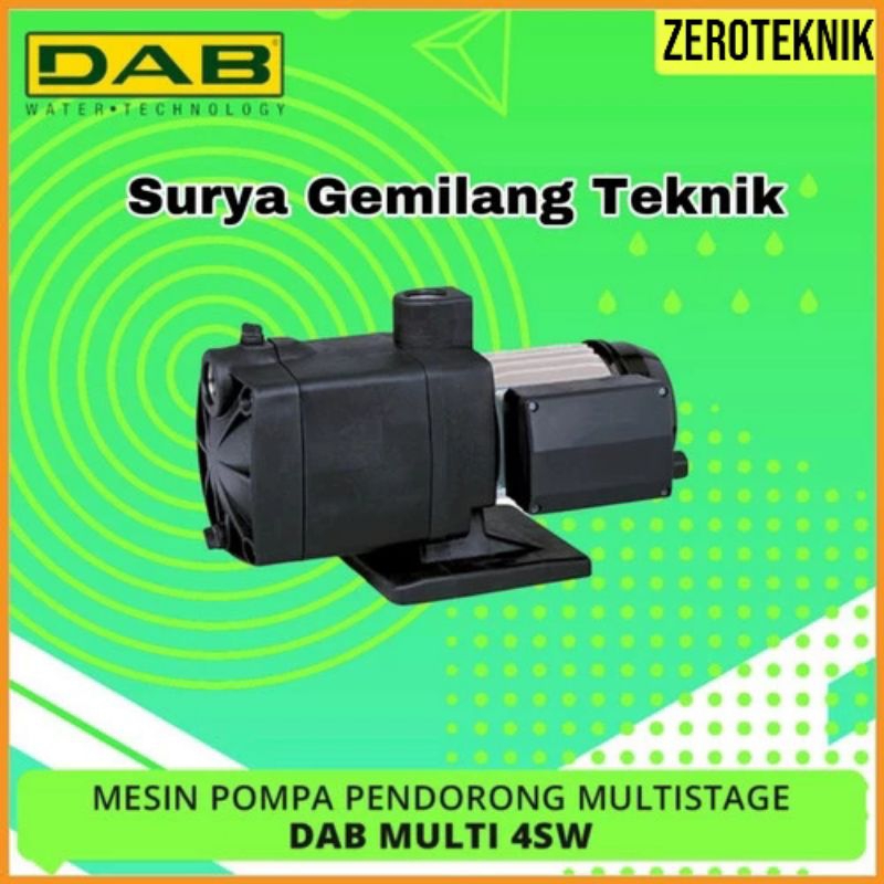 Jual Pompa Pendorong Air Laut DAB MULTI INOX 4 SW Pompa Booster Multistage | Shopee Indonesia