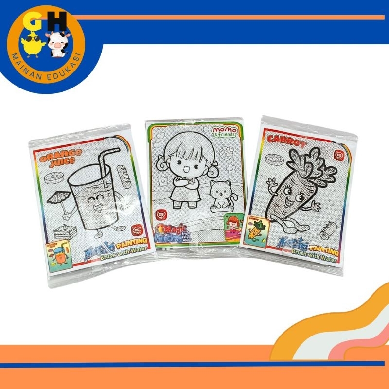 Jual Buku Mewarnai Drawing Book 5 Varian Magic Painting Mewarnai ...