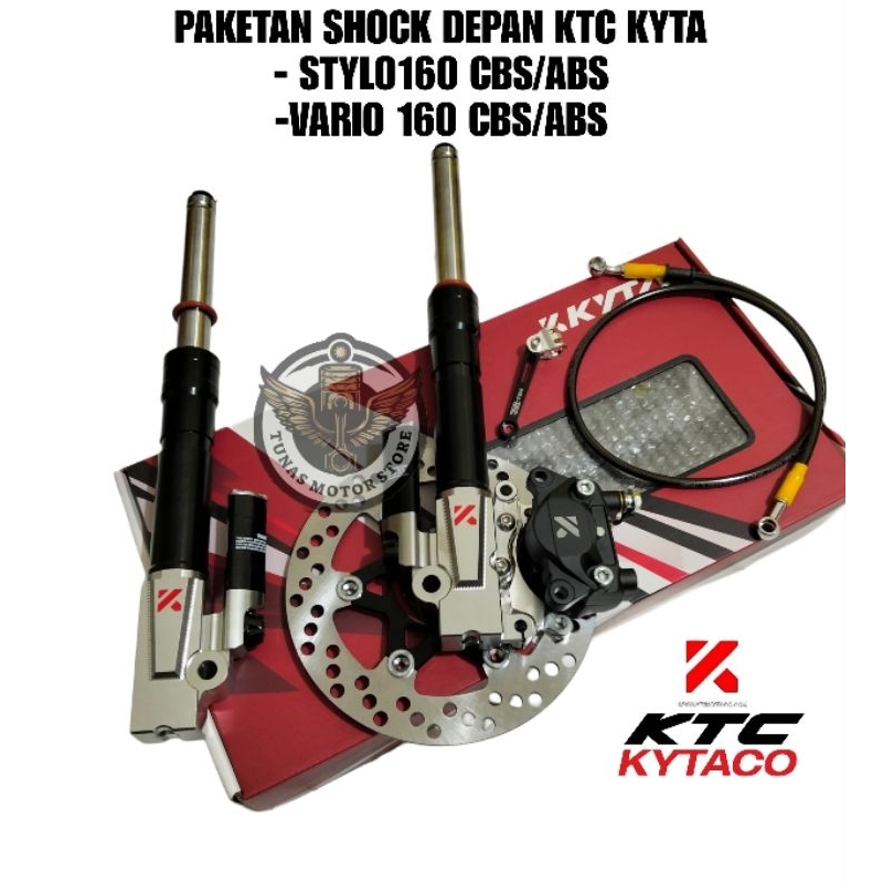 Jual PAKETAN SHOCK DEPAN KTC HONDA STYLO 160 CBS/ABS VARIO 160 CBS /ABS ...