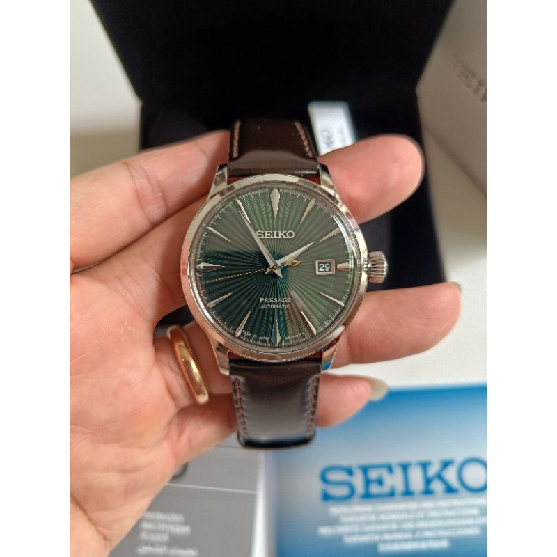 Jual Seiko Presage SRPD37J1 Cocktail Time Mockingbird original fullset ...