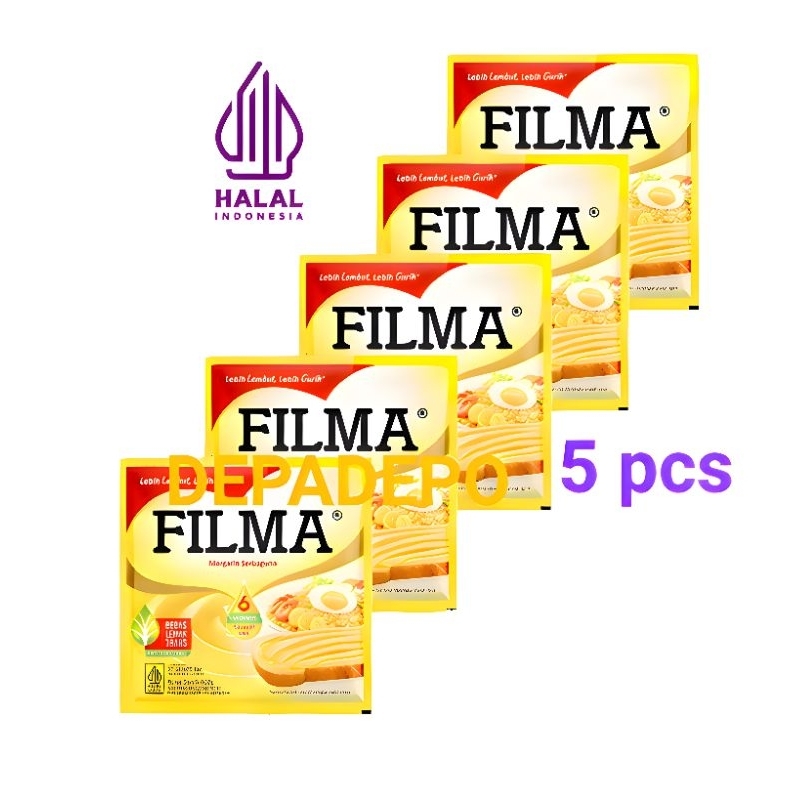 Jual Filma Margarine 200 Gram Isi 5 Pcs - Margarin Serbaguna untuk Kue ...