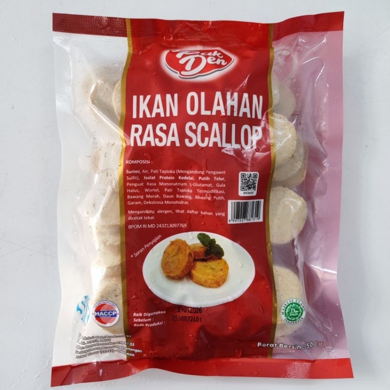 Jual Scallop Ikan Pak Den 500g | Shopee Indonesia