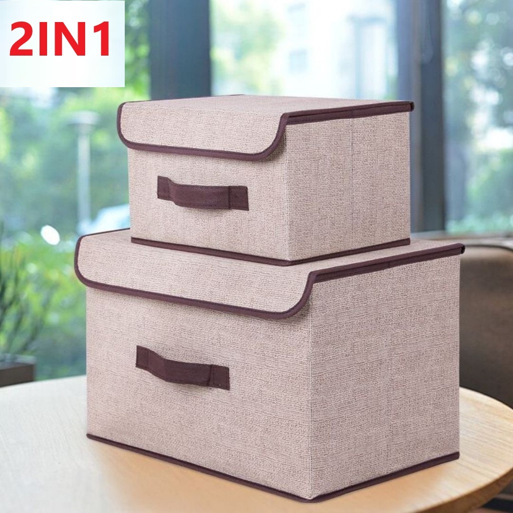 Jual Kotak Penyimpanan 2IN1 Serbaguna Tertutup Storage Box 2in1 Tempat ...
