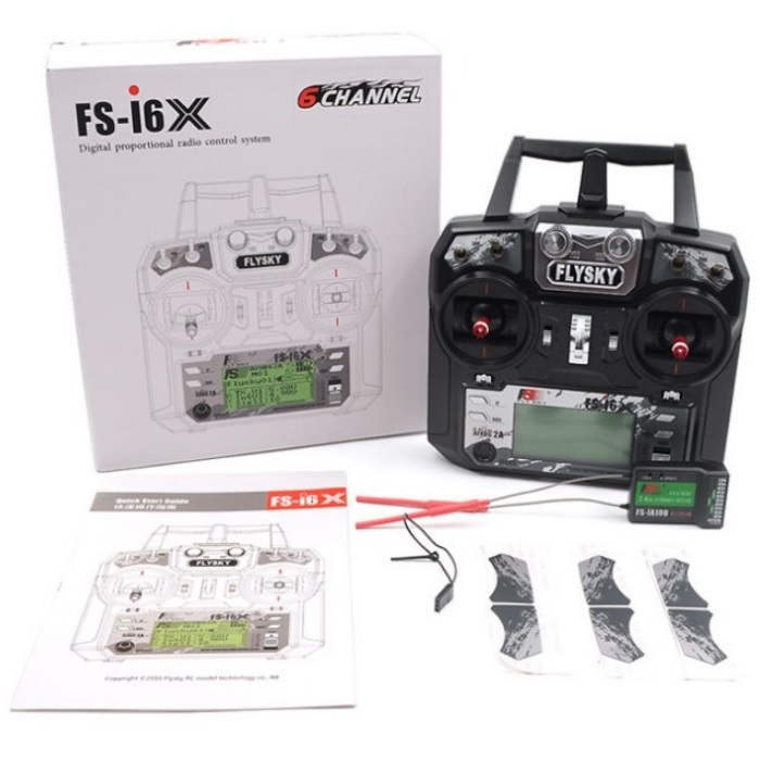 Jual Flysky FS-i6X IA6B 6CH I6 2.4G 6ch Transmitter RC Controller with ...