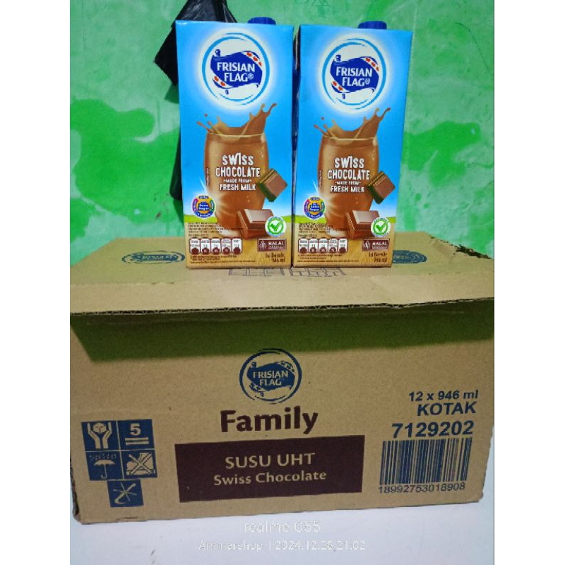 Jual Frisian flag Susu UHT 946ml Fresh Milk Family | Shopee Indonesia