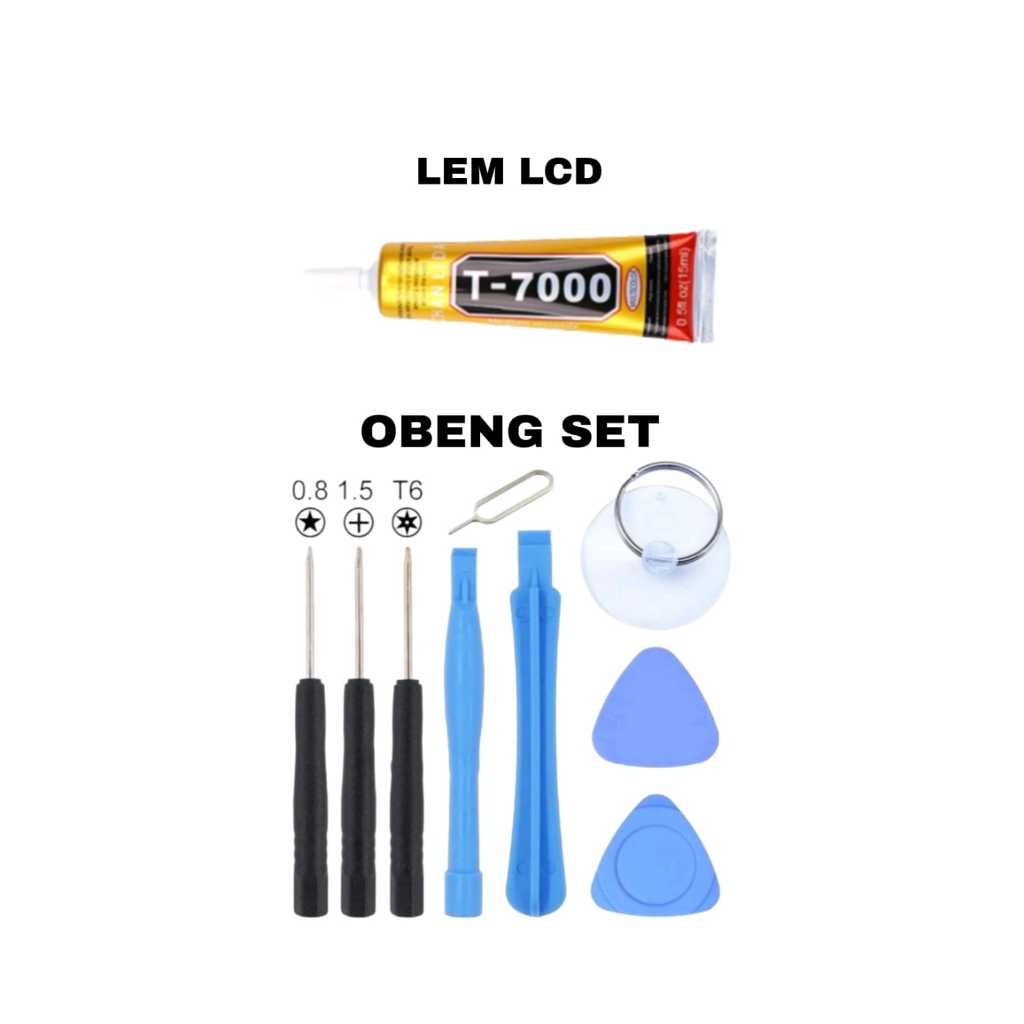Jual OBENG SET 9 IN 1 LEM T7000 ALAT PEMBUKA LCD LENGKAP | Shopee Indonesia