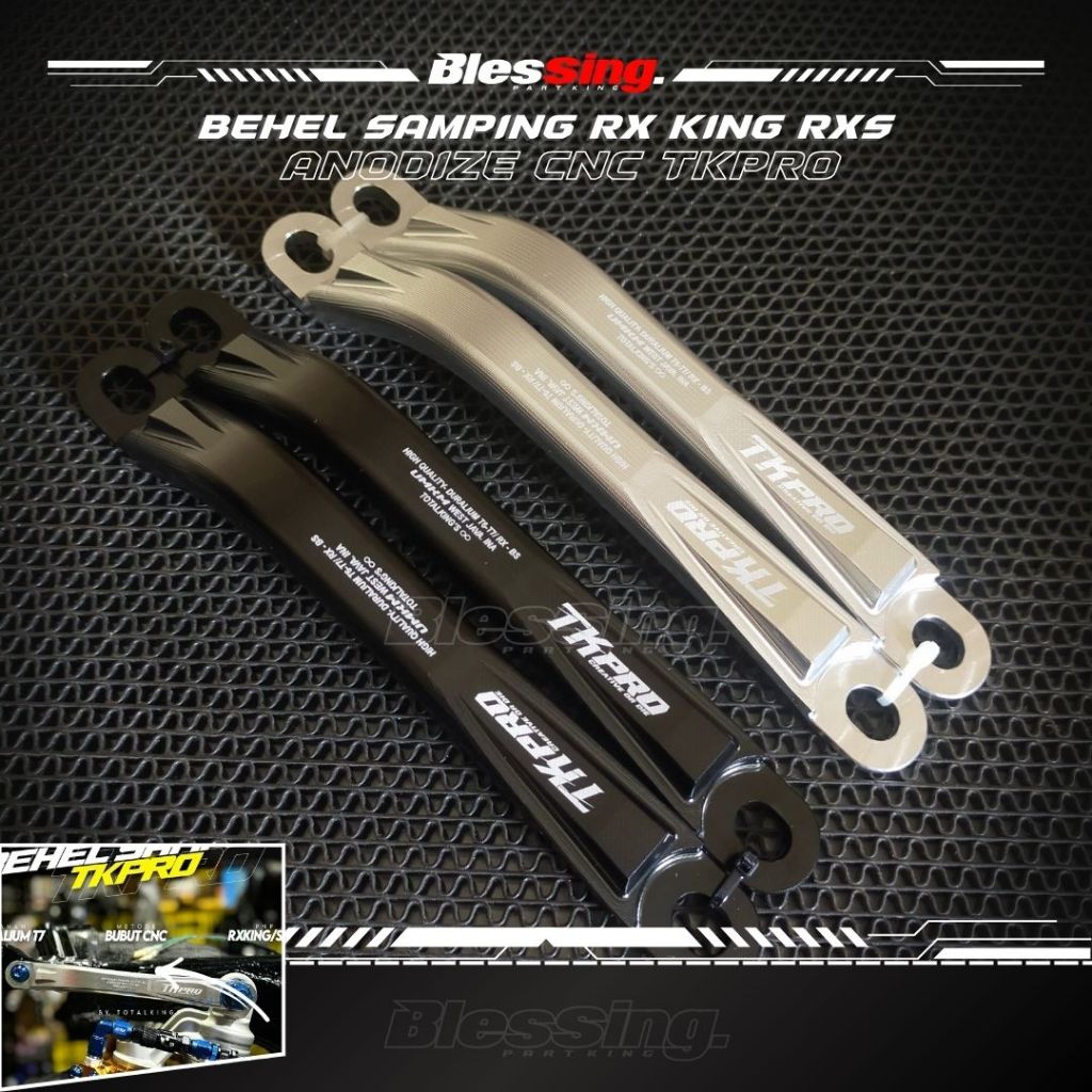 Jual BEHEL SAMPING PREMIUM HITAM RX KING RXS SPESIAL YT DURAL FINISHING CNC BY TKPRO | Shopee ...