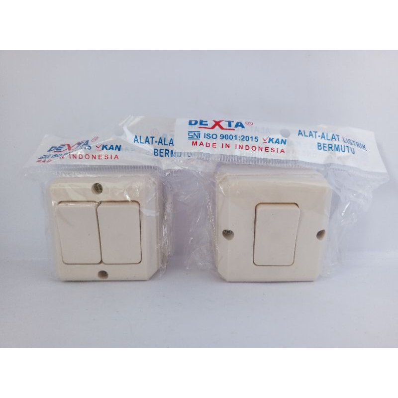 Jual DEXTA Saklar Tunggal dan Seri ( OB Engkel dan Seri) | Shopee Indonesia