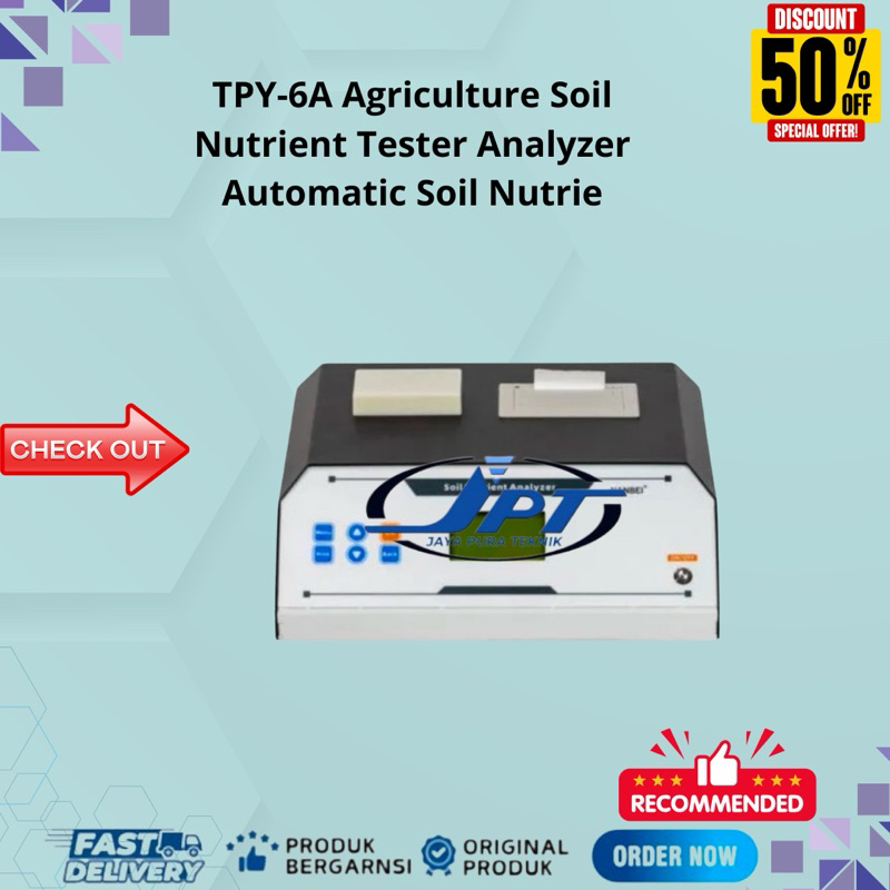 Jual TPY-6A Agriculture Soil Nutrient Tester Analyzer Automatic Soil ...