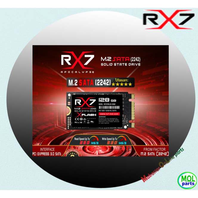 Jual SSD RX7 M2 SATA 128GB 256GB 2242 M.2 SATA | Shopee Indonesia