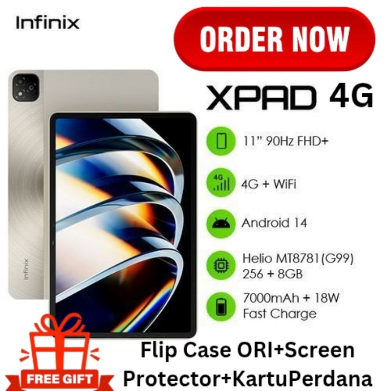 Jual TABLET XPAD 4G TAB XPAD LTE X PAD 4G 4/256 RAM 4+4GB ROM 256GB ...