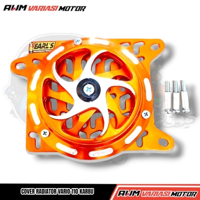 Jual Cover Radiator Vario 110 Karbu Tutup Radiator Vario 110 Karbu Padi ...