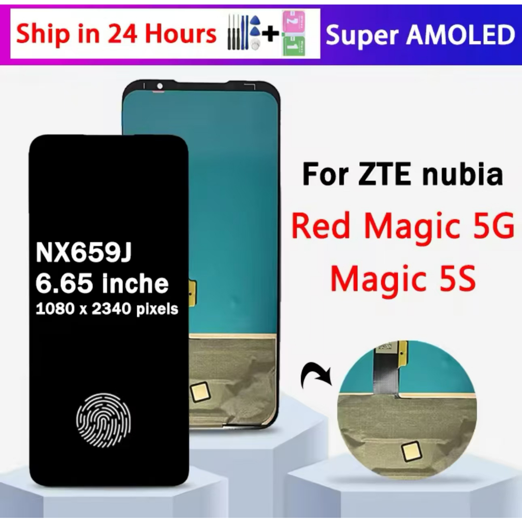 Jual Original LCD For ZTE Nubia Red Magic 5 /5g /play/N5/ LCD Display ...