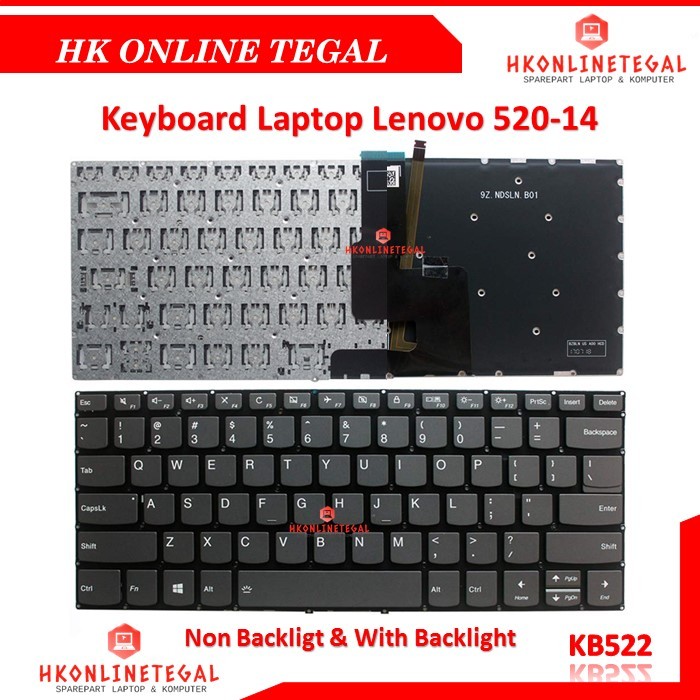 Jual Keyboard Lenovo Yoga 520-14 520-14IKB 520-14ISK 720-14ISK 720 ...