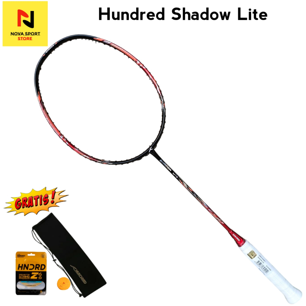 Jual Hundred Raket badminton Shadow Lite | Shopee Indonesia