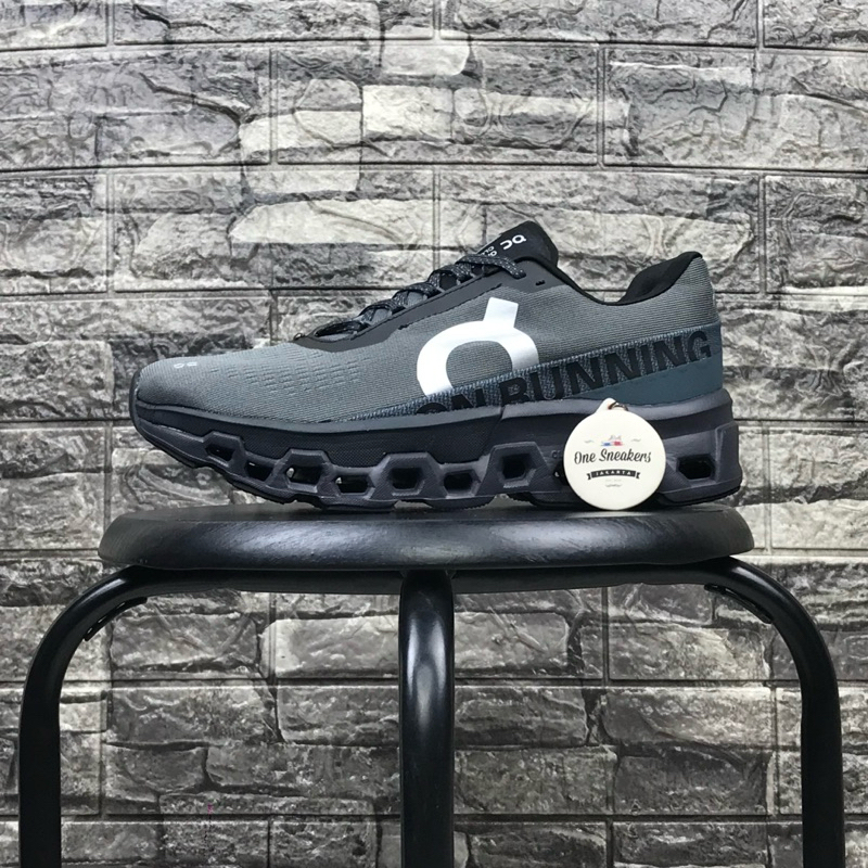 Jual ON RUNNING MONSTER 2 ASPHALT IRON BLACK | Shopee Indonesia