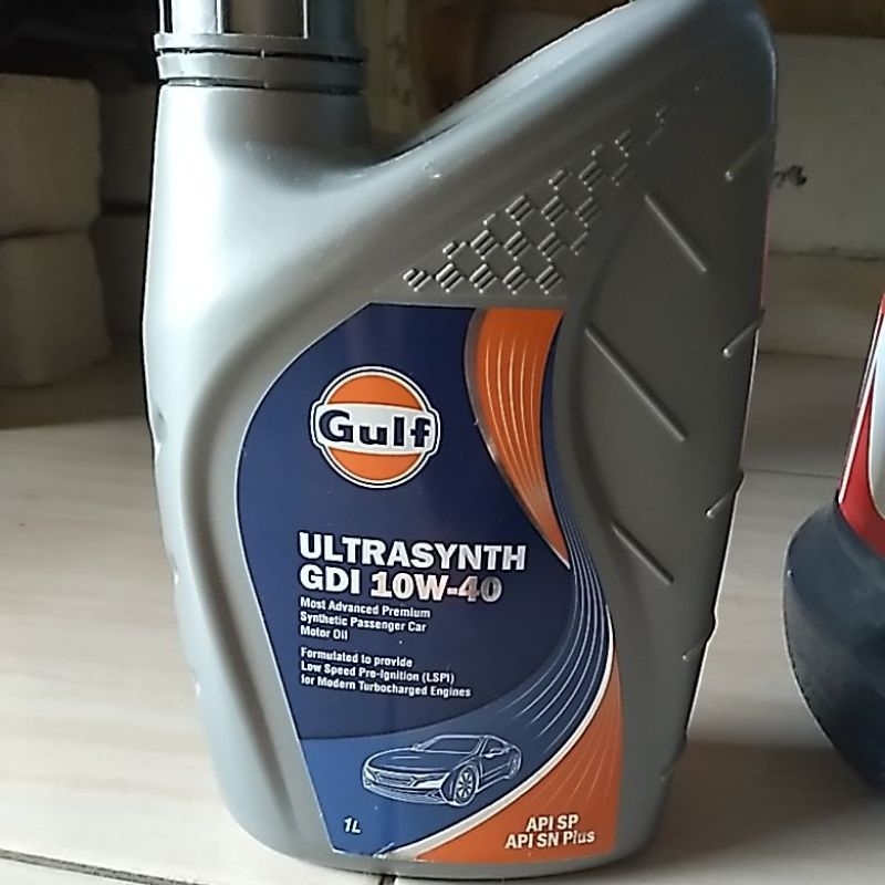 Jual Gulf Ultrasynth GDI 10W-40 Syntetic Passenger Car motor oil ...