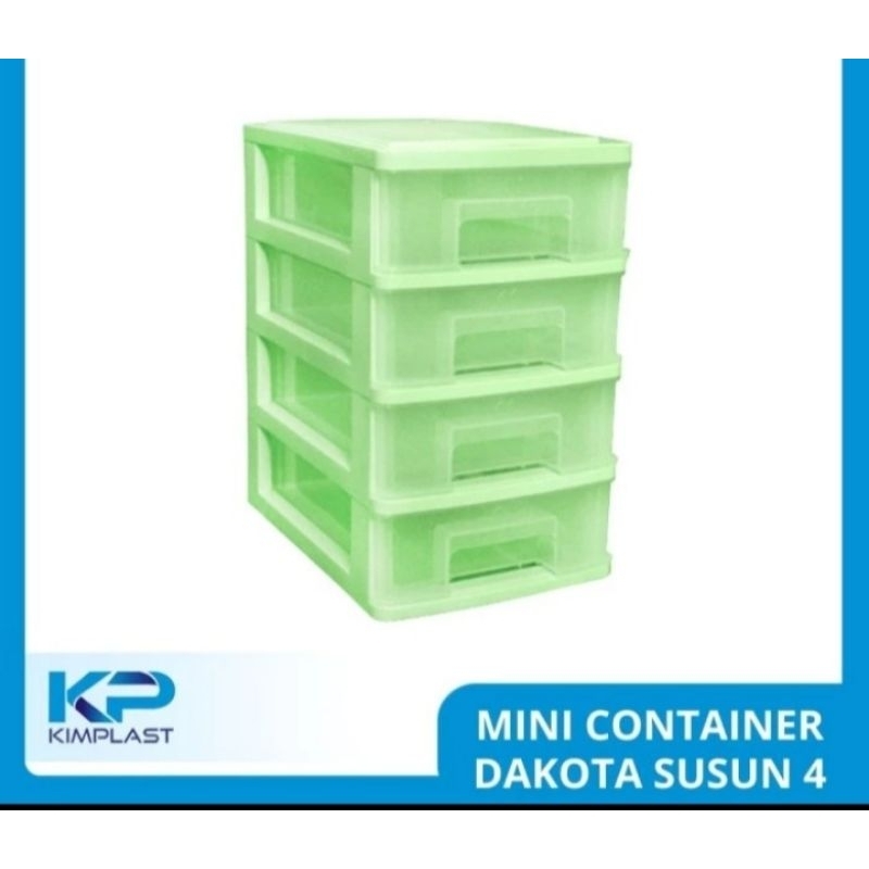 Jual KIMPLAST MINI CONTAINER DAKOTA SUSUN 4 / RAK MINI / RAK SERBAGUNA ...
