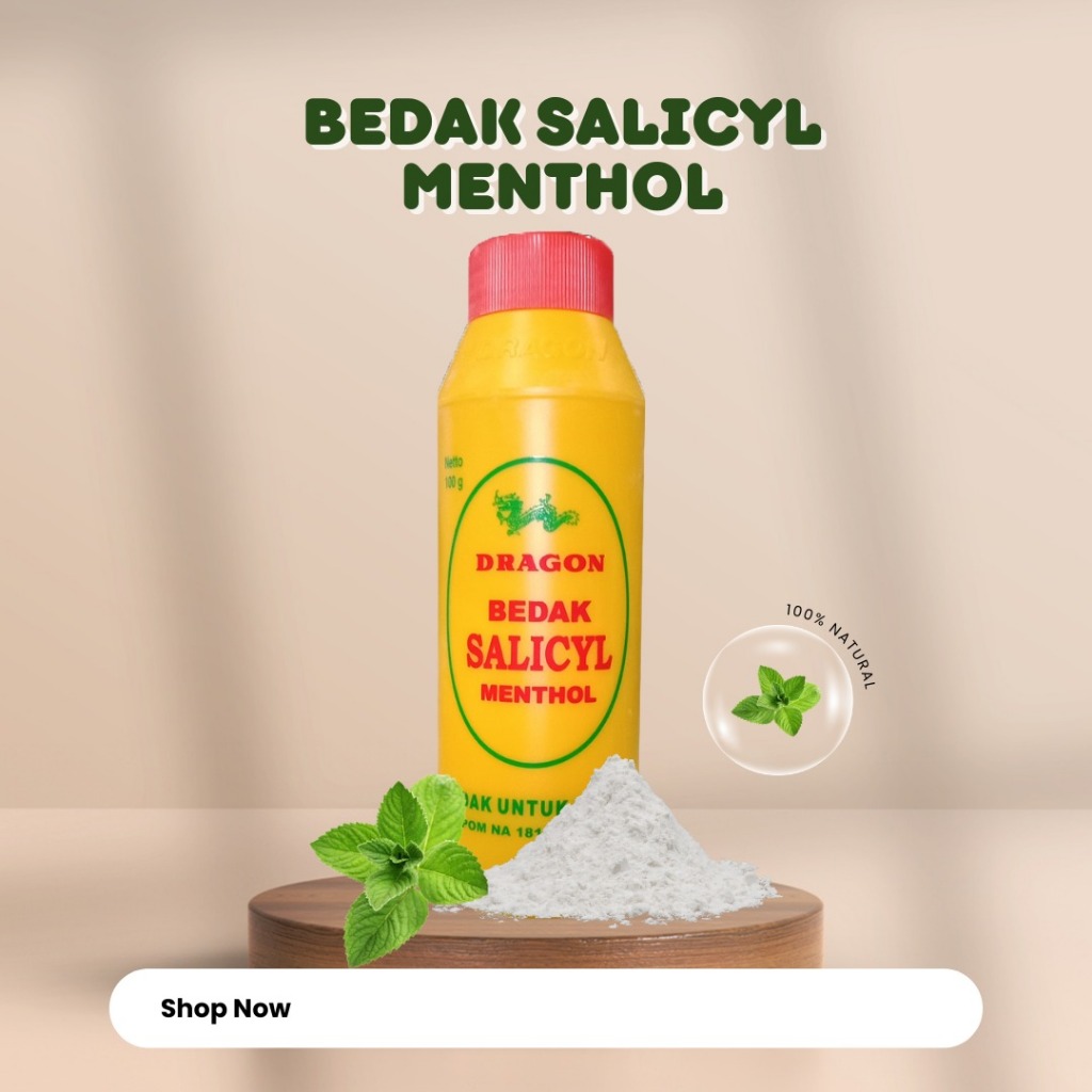Jual QEILA - Dragon Bedak Salicyl Menthol 100 gr | Bedak Gatal | Shopee ...