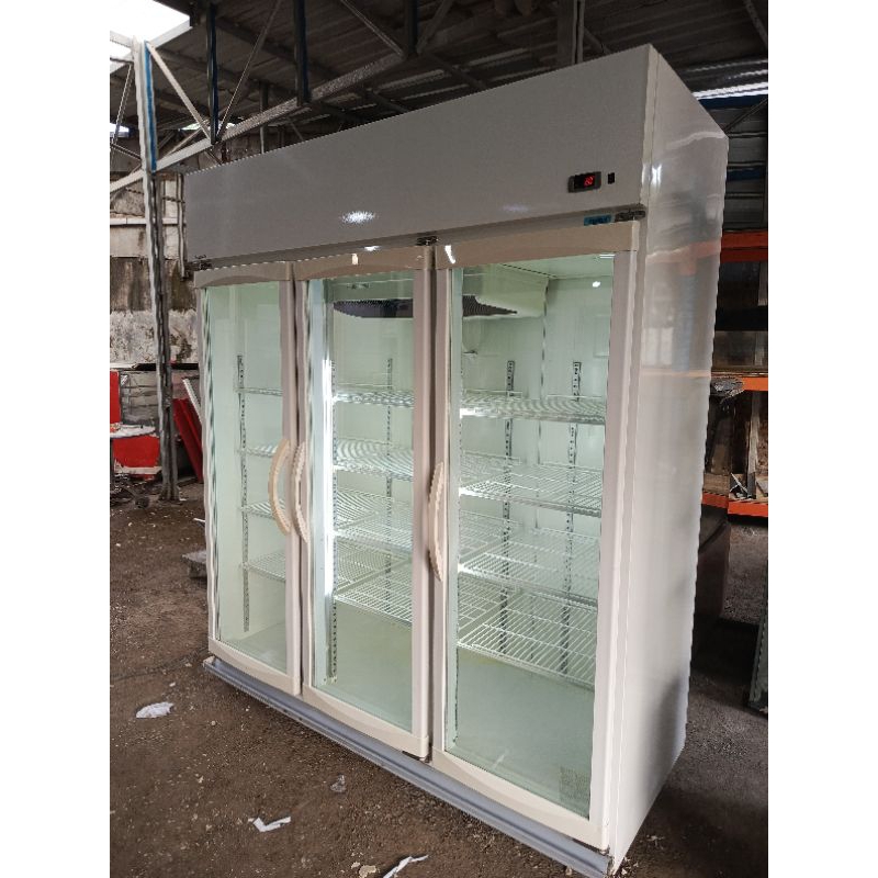 Jual showcase chiller 3 pintu second | Shopee Indonesia