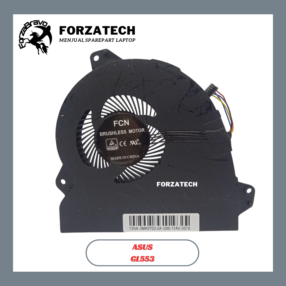 Jual Fan Asus ROG Strix GL553 FX53V FX53VD GL553V GL553VD GL553VE ...