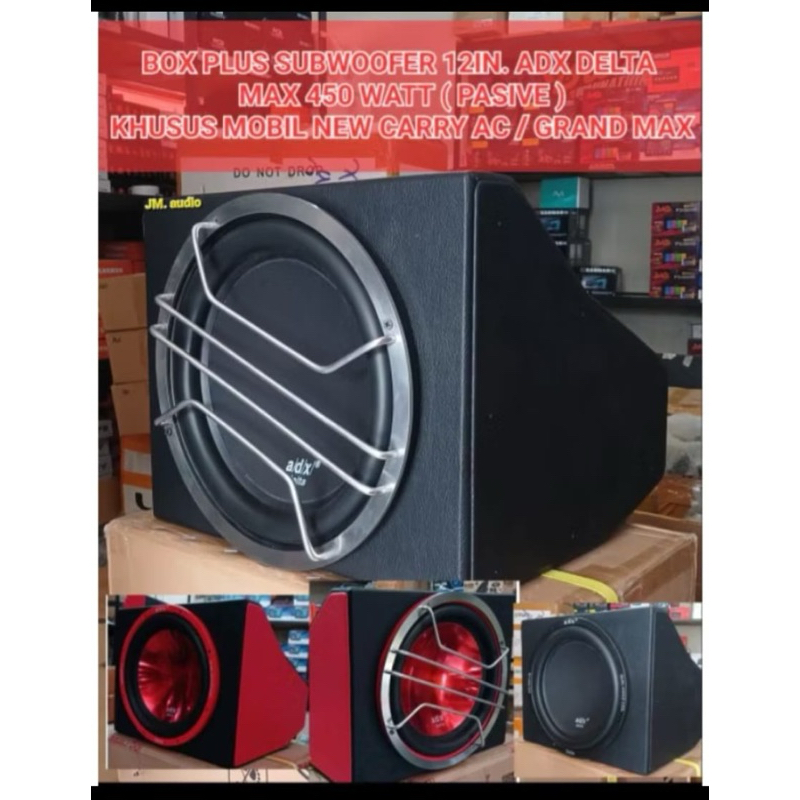 Jual Speaker SUBwoofer + Box 12inch (PASIVE) ADX Delta 400Watt (khusus ...
