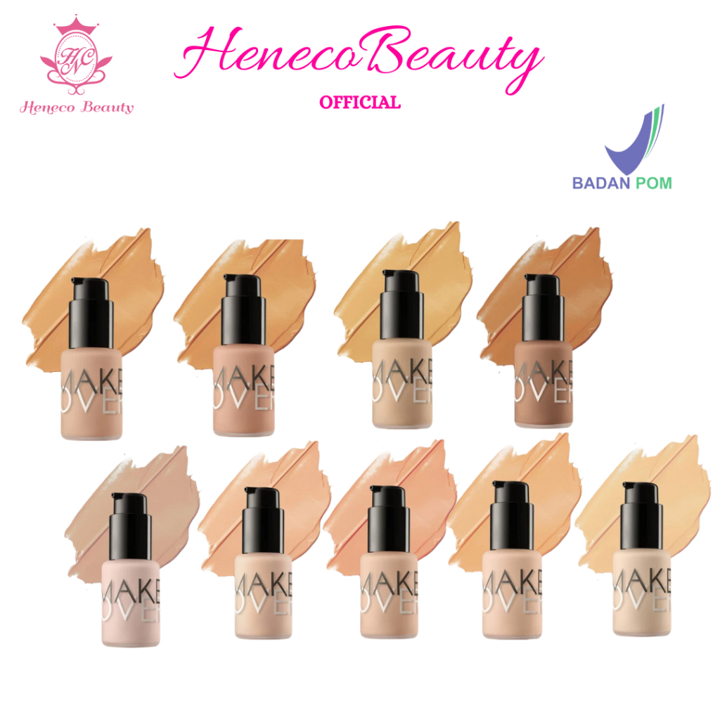 Jual MAKE OVER Ultra Cover Liquid Matte Foundation 33 ml / Foundation Cair High Coverage Wajah ...