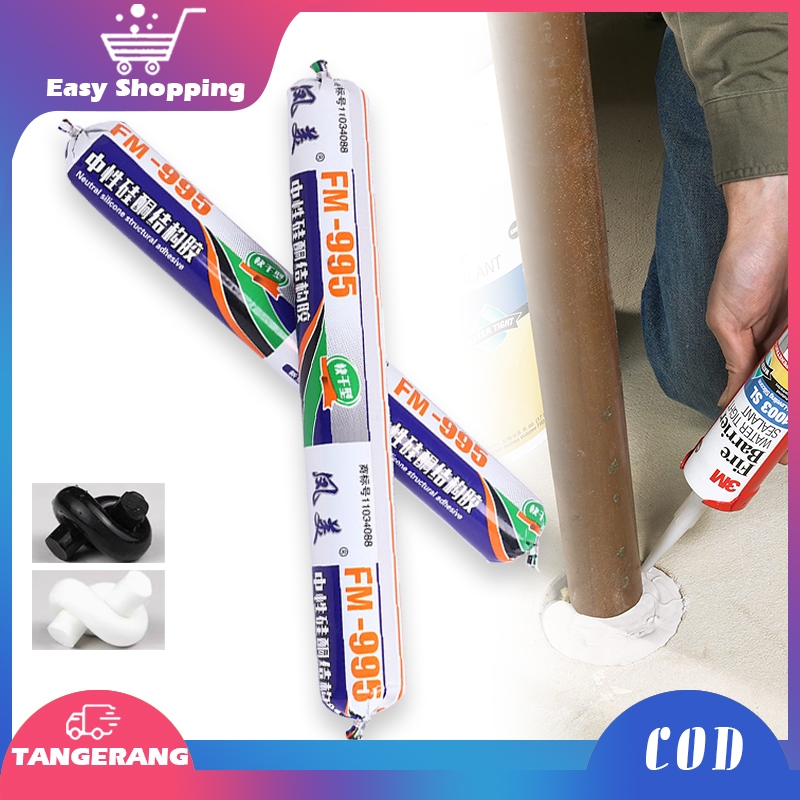 Jual 590ml Lem Silicone Sealant Anti Bocor Silikon Sealant Waterproof ...