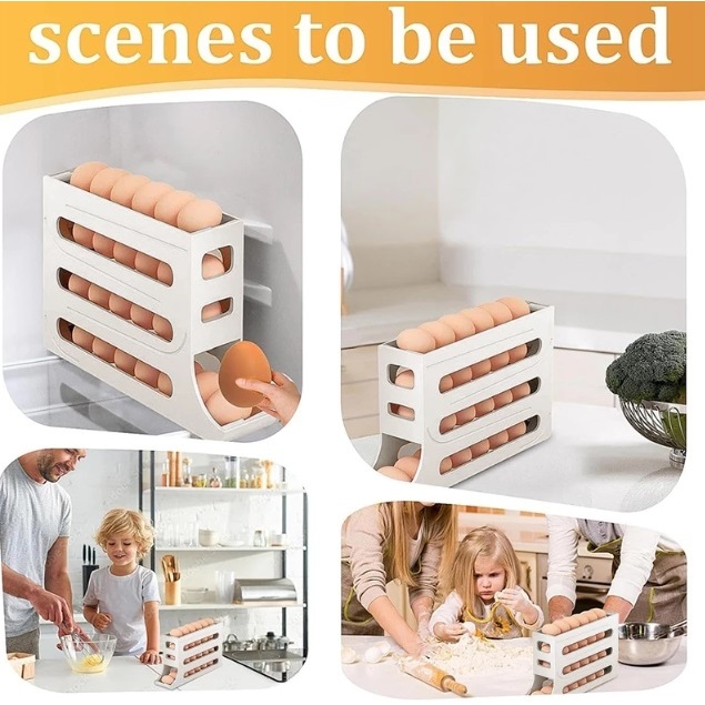Jual Rak Telur Minimalis 4 Tingkat – Penyimpanan Besar, Desain Modern ...