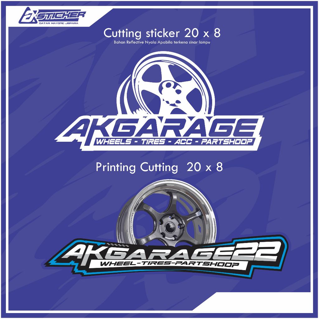 Jual Sticker Brand Toko Sticker Cutting Team Cutting Sticker untuk Nama ...